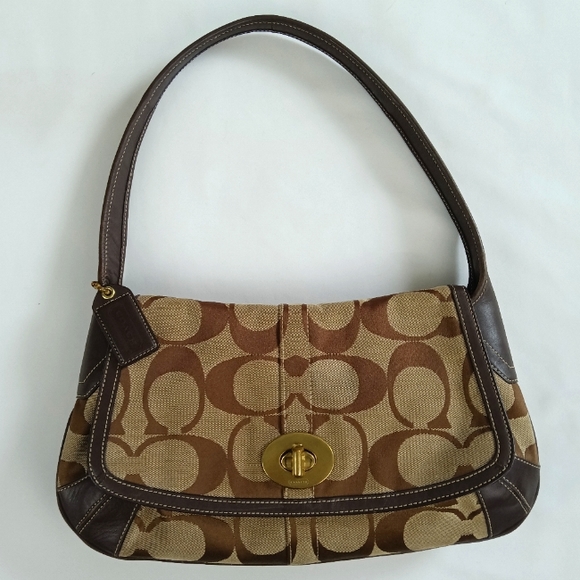 Coach | Bags | Coach Womens Signature Logo Handbag | Poshmark